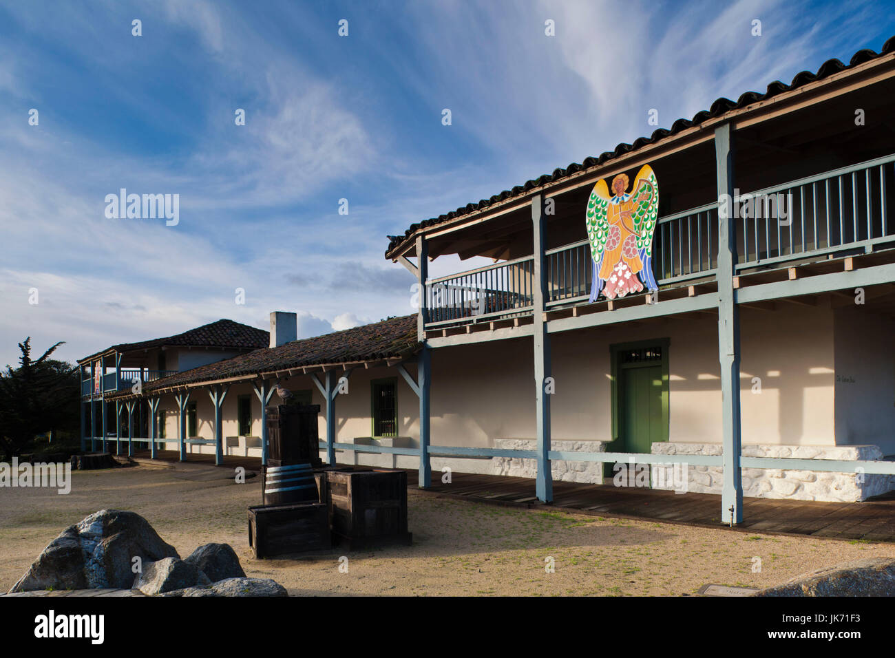 USA, California, Central Coast, Monterey, Monterey Custom House Stock ...