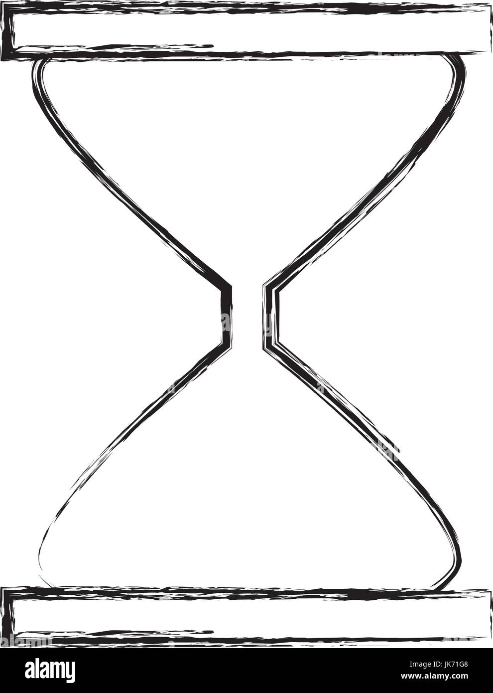 Hourglass time clock Stock Vector Image & Art - Alamy