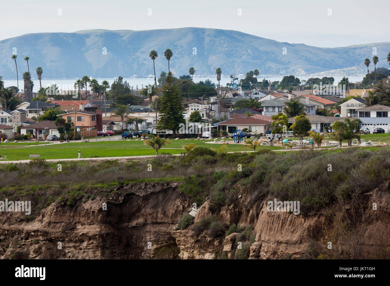 USA, California, Southern California, Shell Beach, cliffs Stock Photo ...