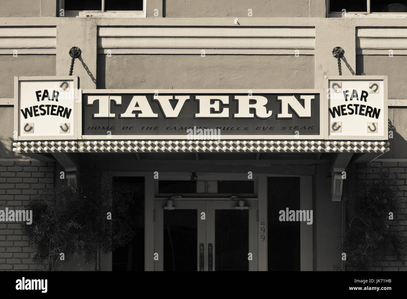 USA, California, Southern California, Guadalupe, Tavern building Stock ...