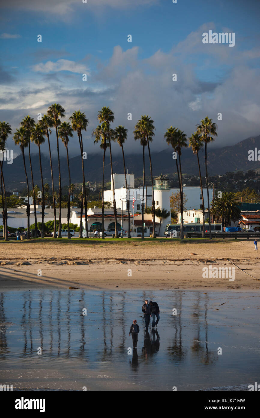 USA, California, Southern California, Santa Barbara, harborfront and ...