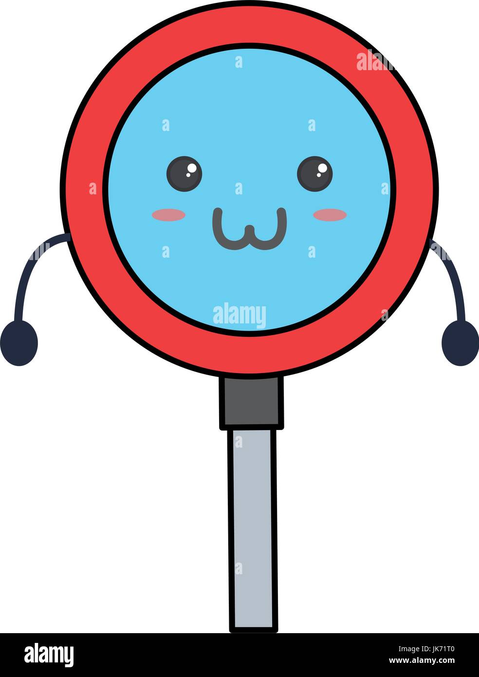 Cute lupe kawaii Stock Vector Image & Art - Alamy