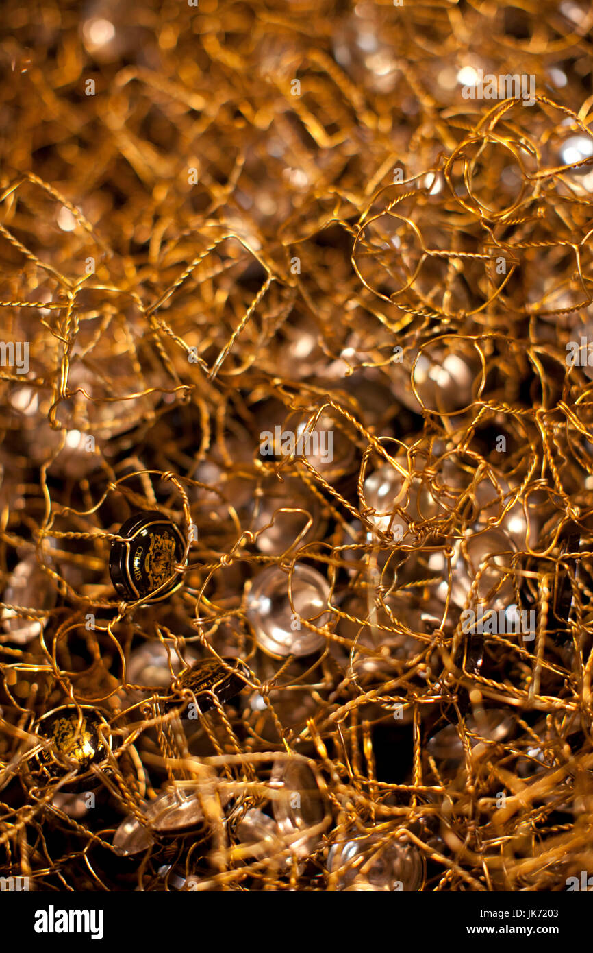 Champagne cork wire cages hi-res stock photography and images - Alamy