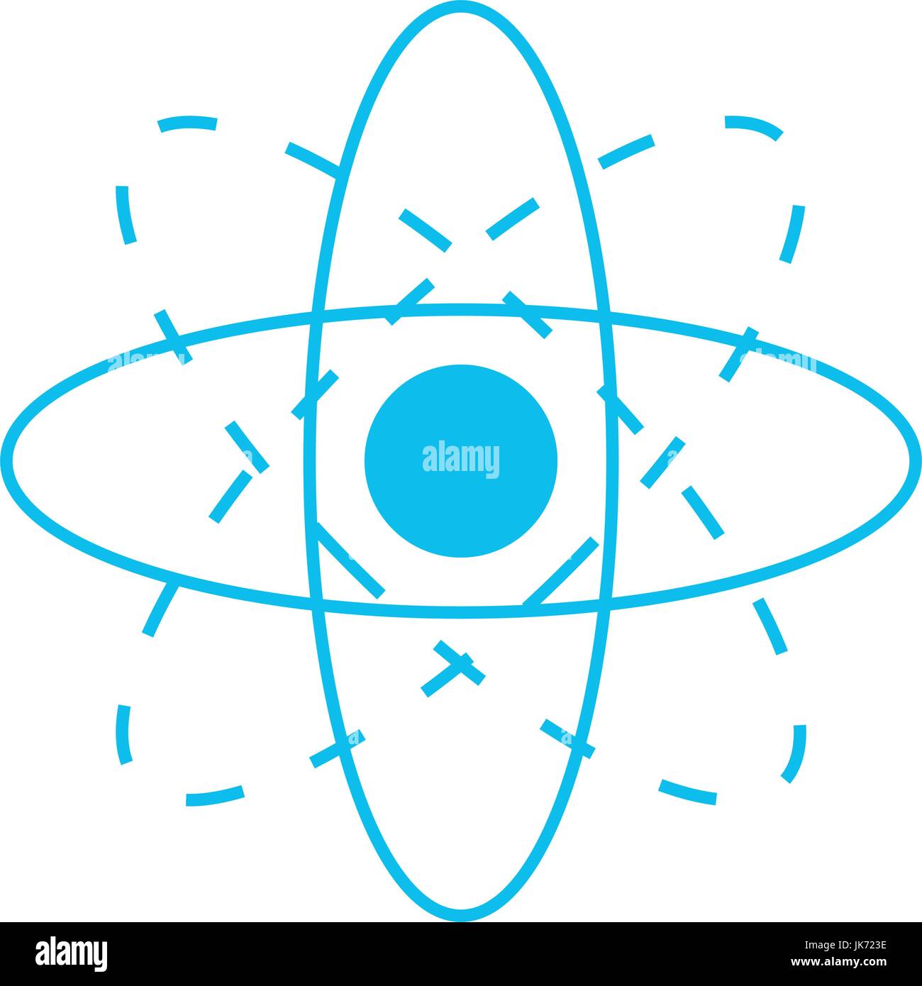 Atom science symbol Stock Vector Image & Art - Alamy