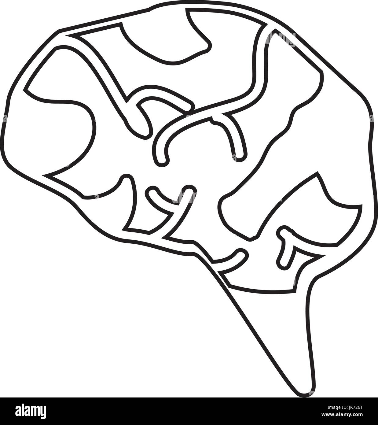 Human brain symbol Stock Vector Image & Art - Alamy