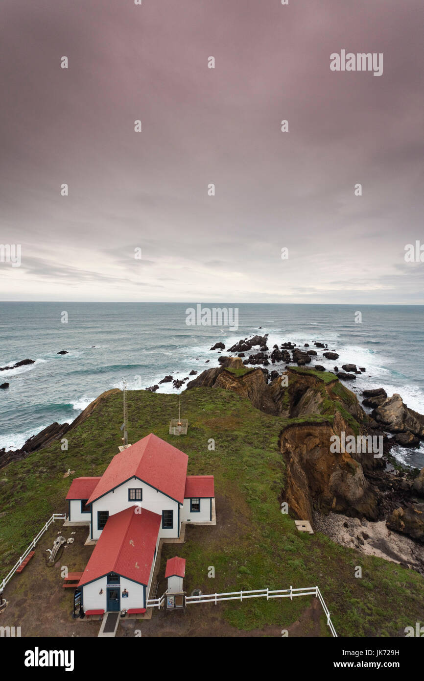 USA, California, Northern California, North Coast, Point Arena, Point ...