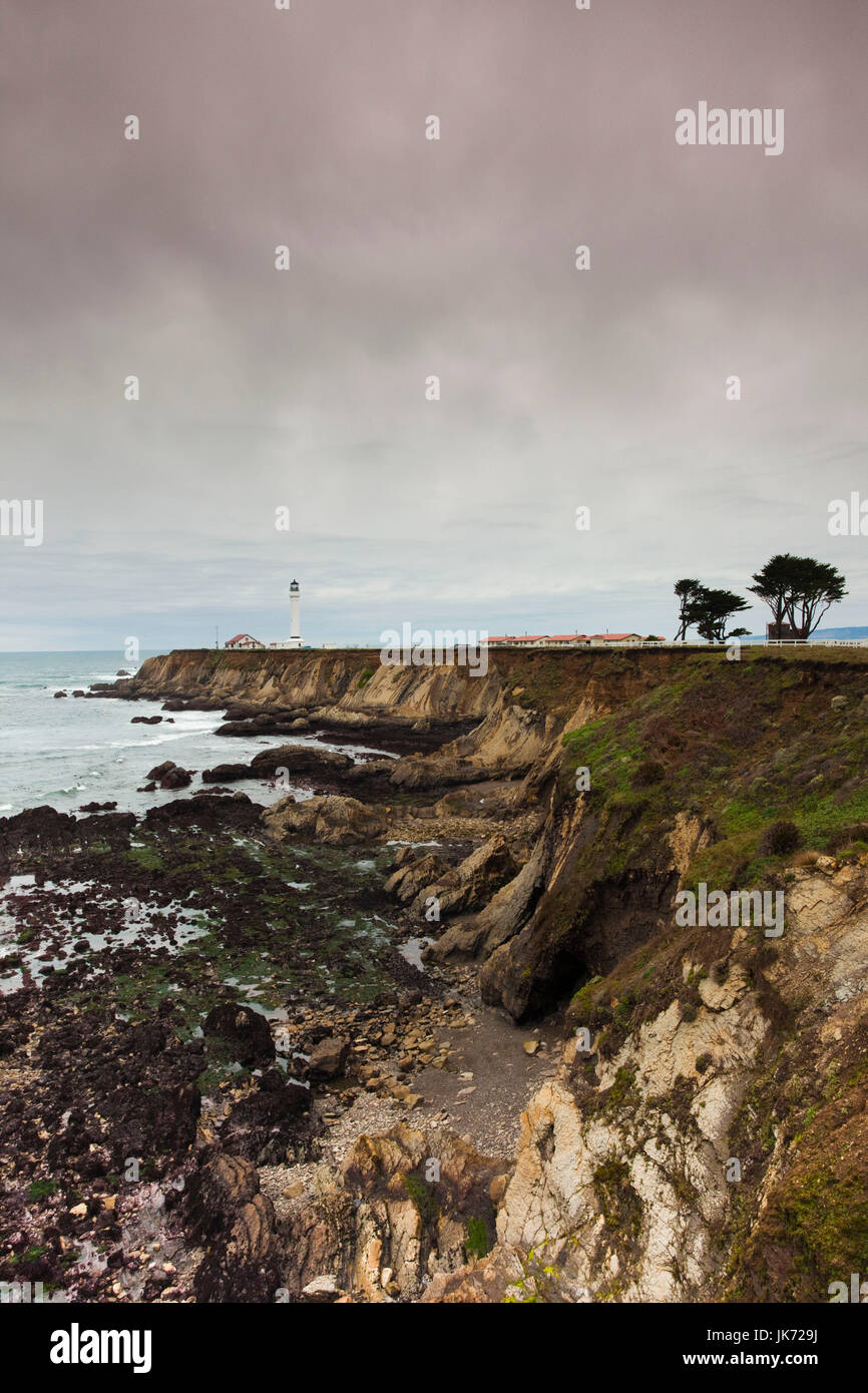 USA, California, Northern California, North Coast, Point Arena, Point ...