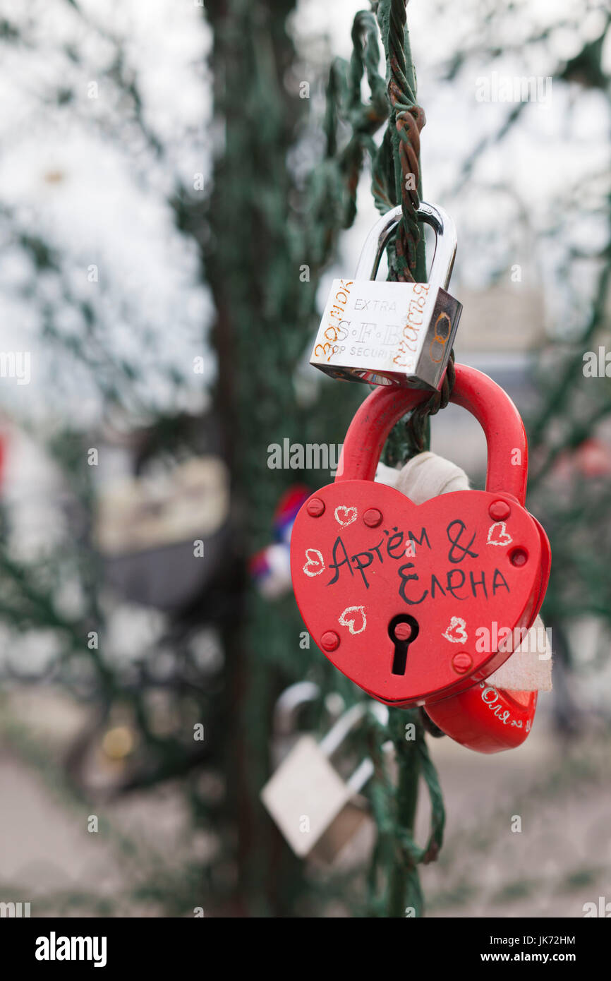 Love locks locations hi-res stock photography and images - Alamy