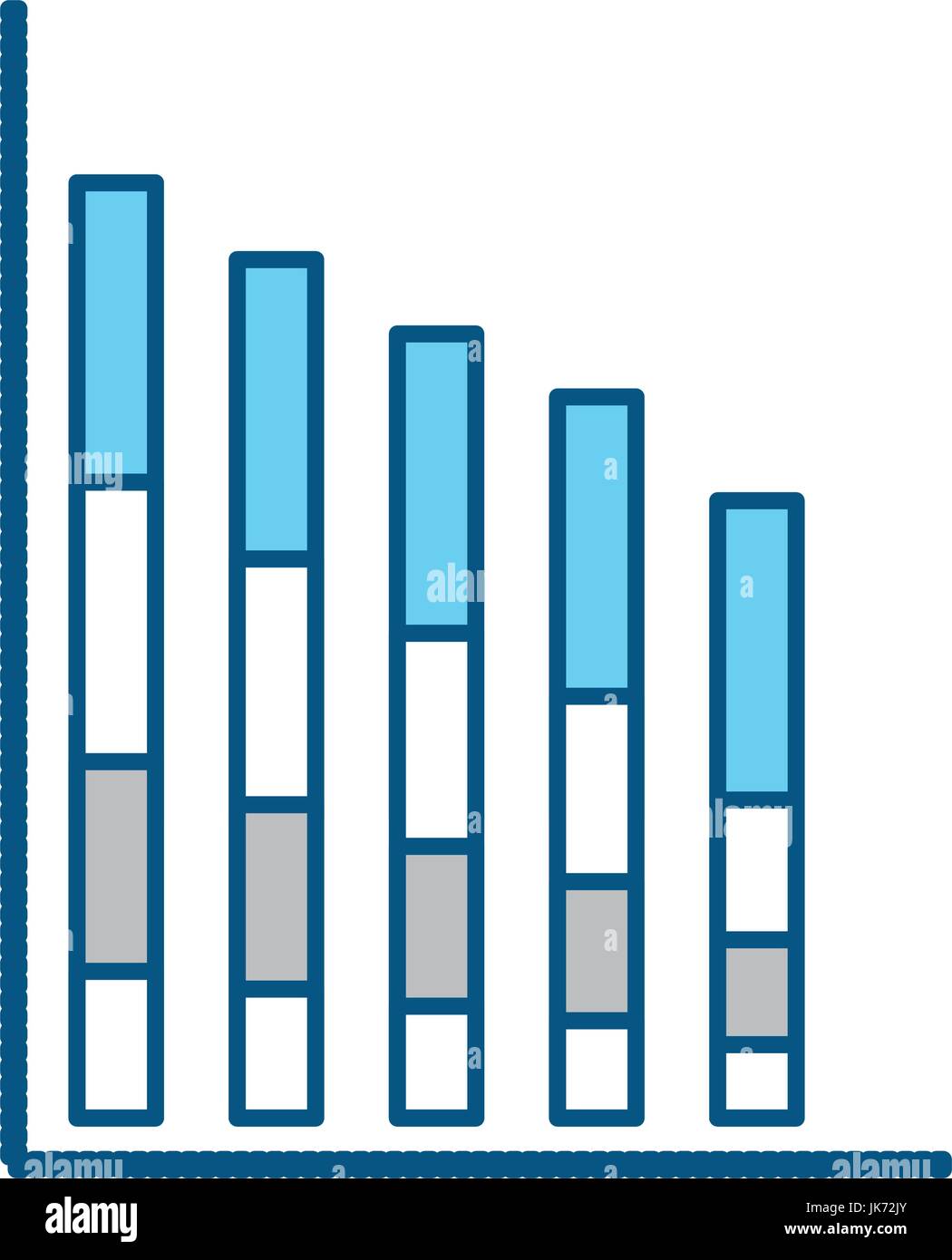 Statistics bars graphic Stock Vector Image & Art - Alamy