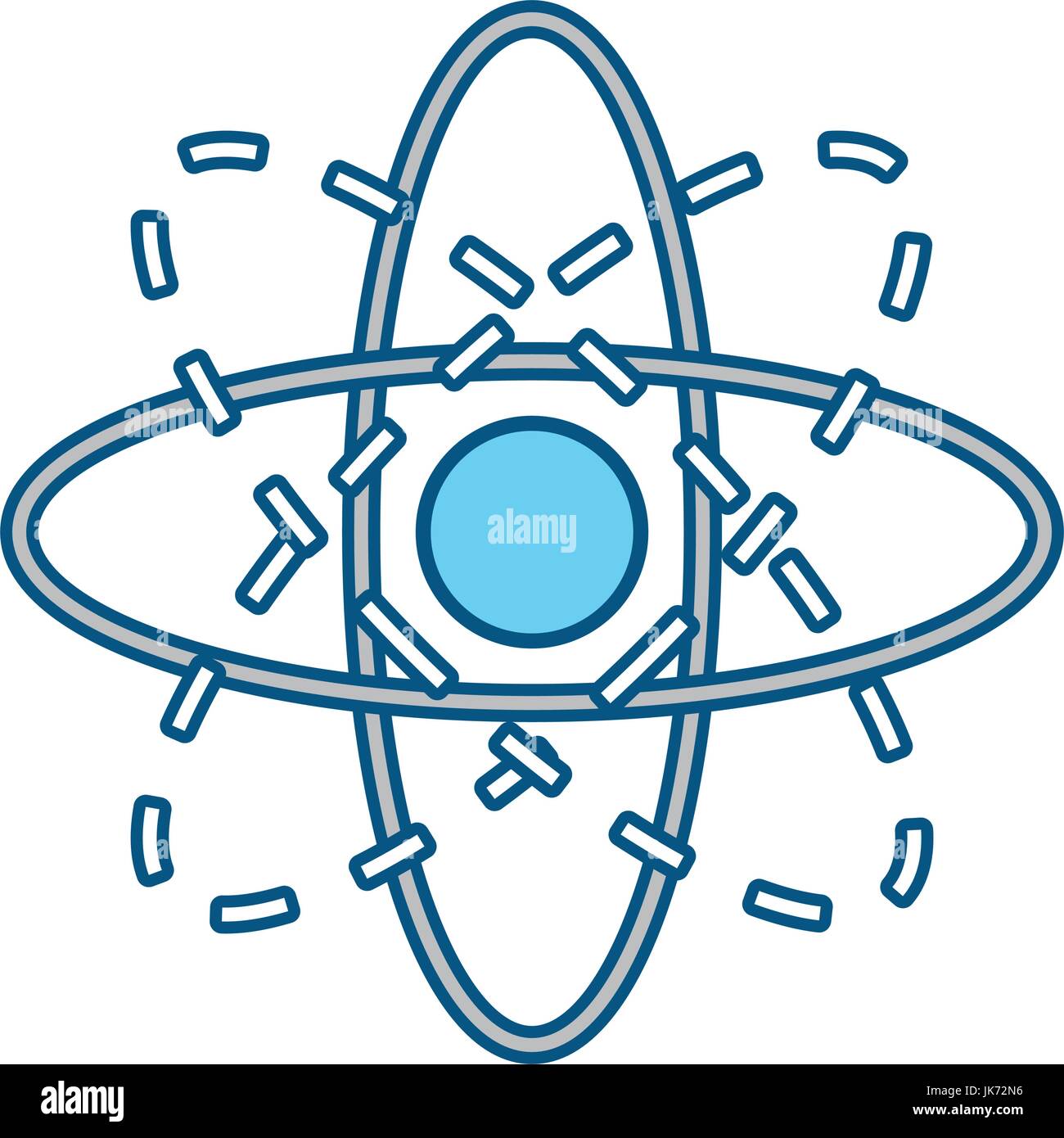 Atom science symbol Stock Vector Image & Art - Alamy