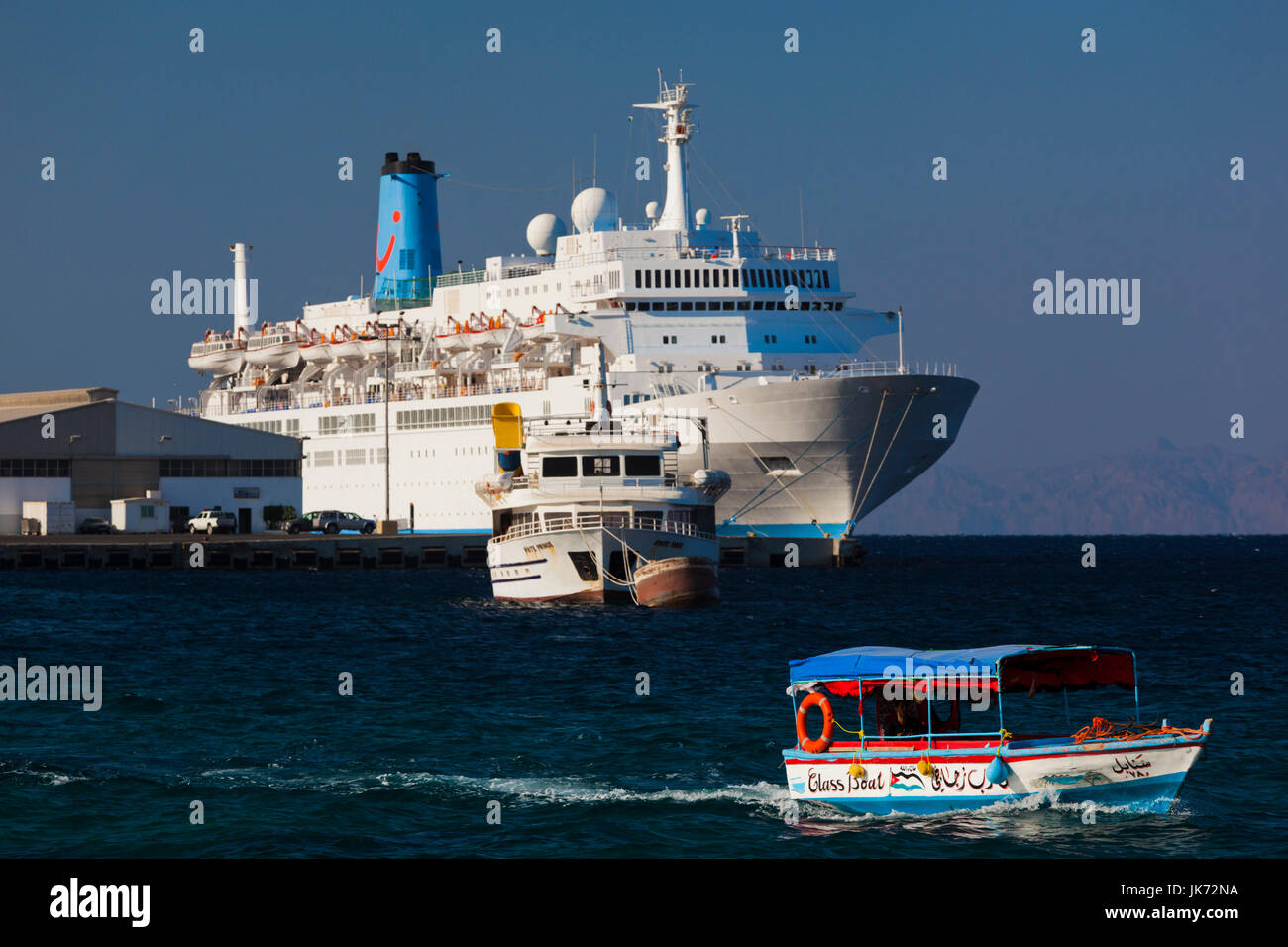 Aqaba Port Jordan Middle East Stock Photos & Aqaba Port Jordan Middle ...