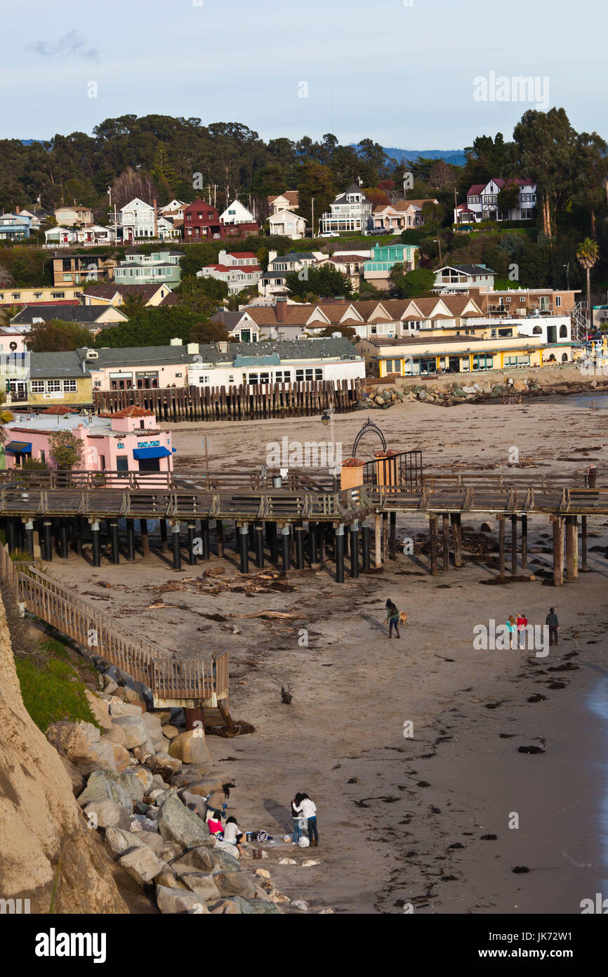 USA, California, Central Coast, Capitola, Capitola Pier Stock Photo - Alamy