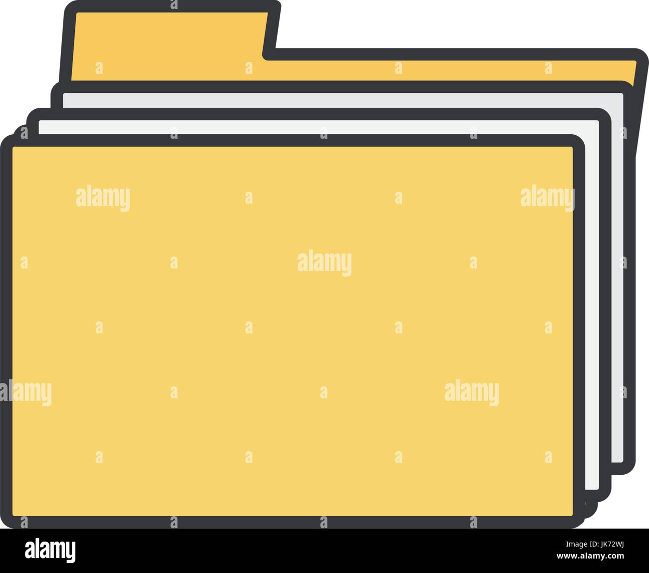 Office folder symbol Stock Vector Image & Art - Alamy