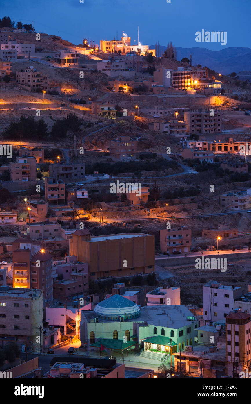 Elevated view of wadi musa new town hi-res stock photography and images ...