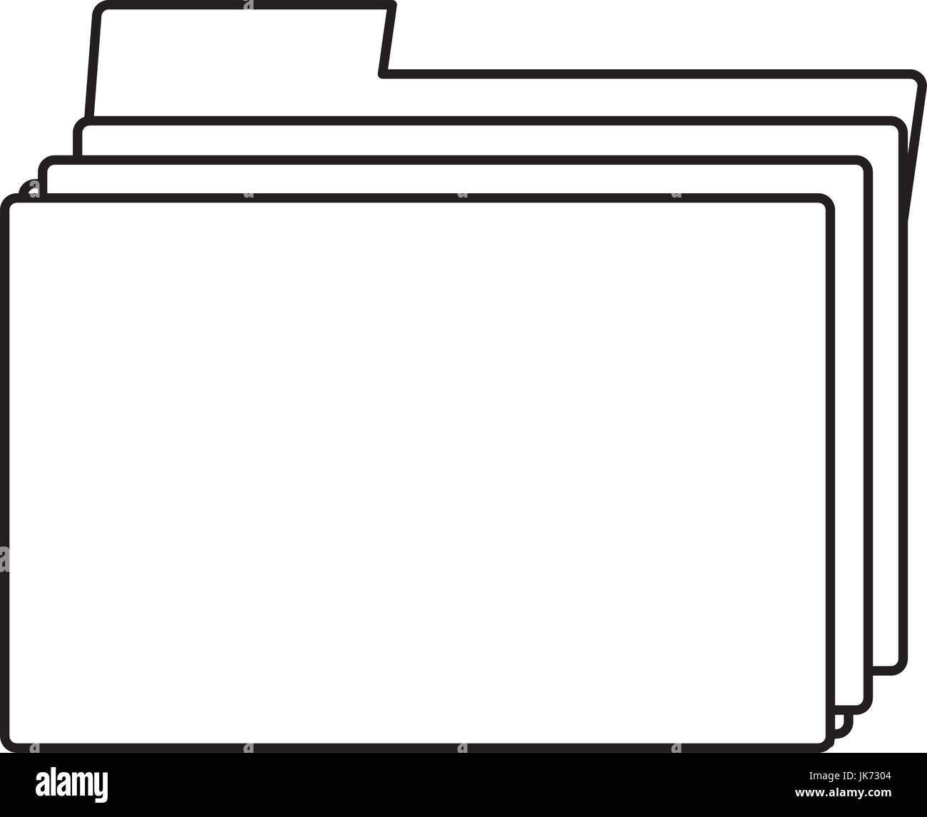 Office folder symbol Stock Vector Image & Art - Alamy