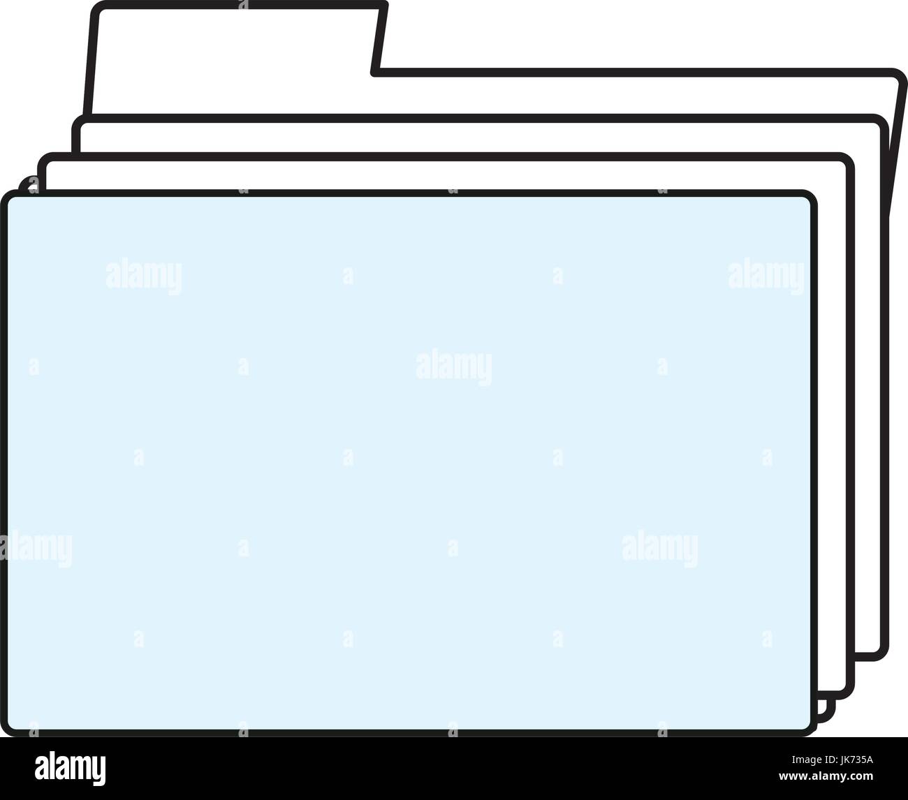 Office folder symbol Stock Vector Image & Art - Alamy