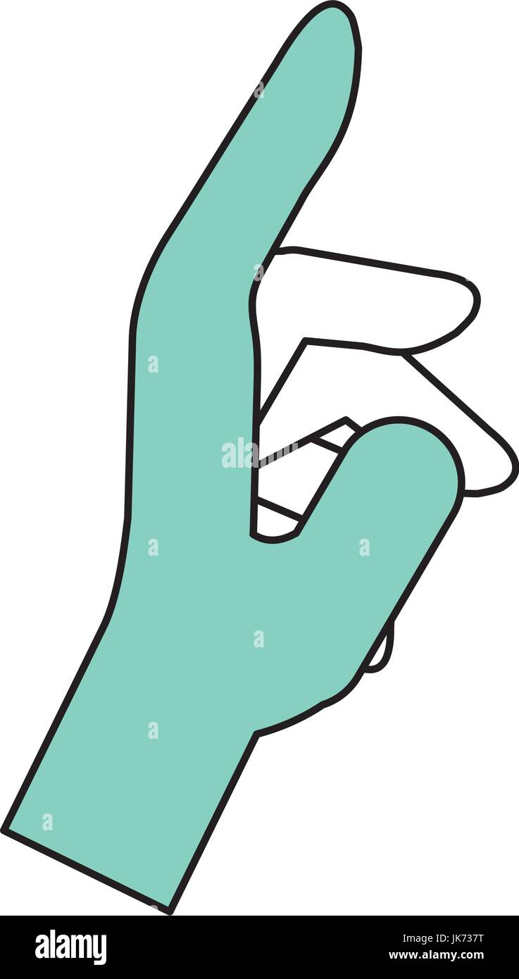 Human hand symbol Stock Vector Image & Art - Alamy