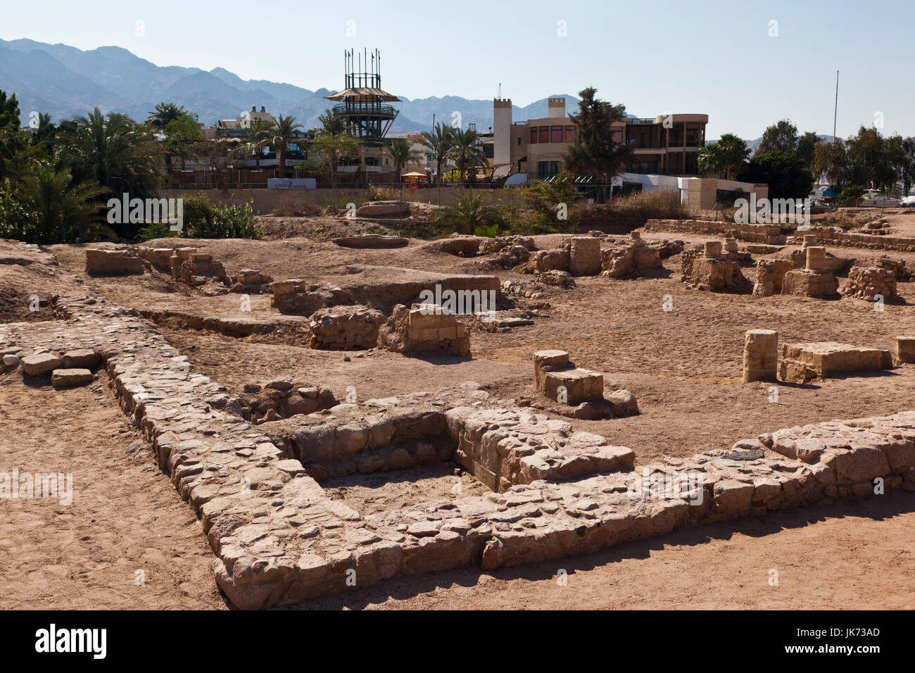 Ruins of the ancient city of ayla hi-res stock photography and images ...