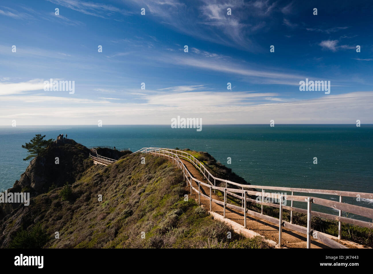 USA, California, San Francisco Bay Area, Marin Headlands, Golden Gate ...