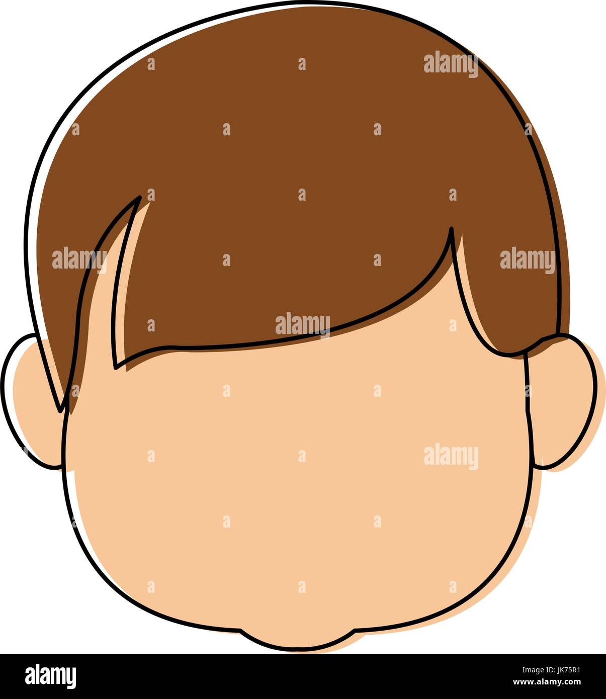 cartoon profile boy little avatar people young Stock Vector Image & Art ...
