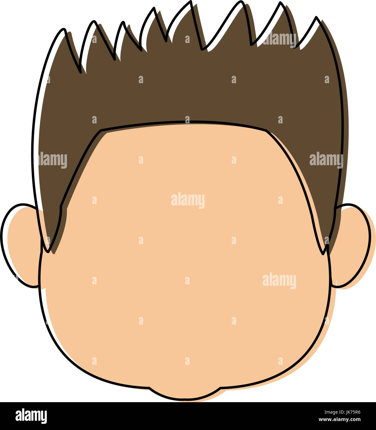 cartoon profile boy little avatar people young Stock Vector Image & Art ...