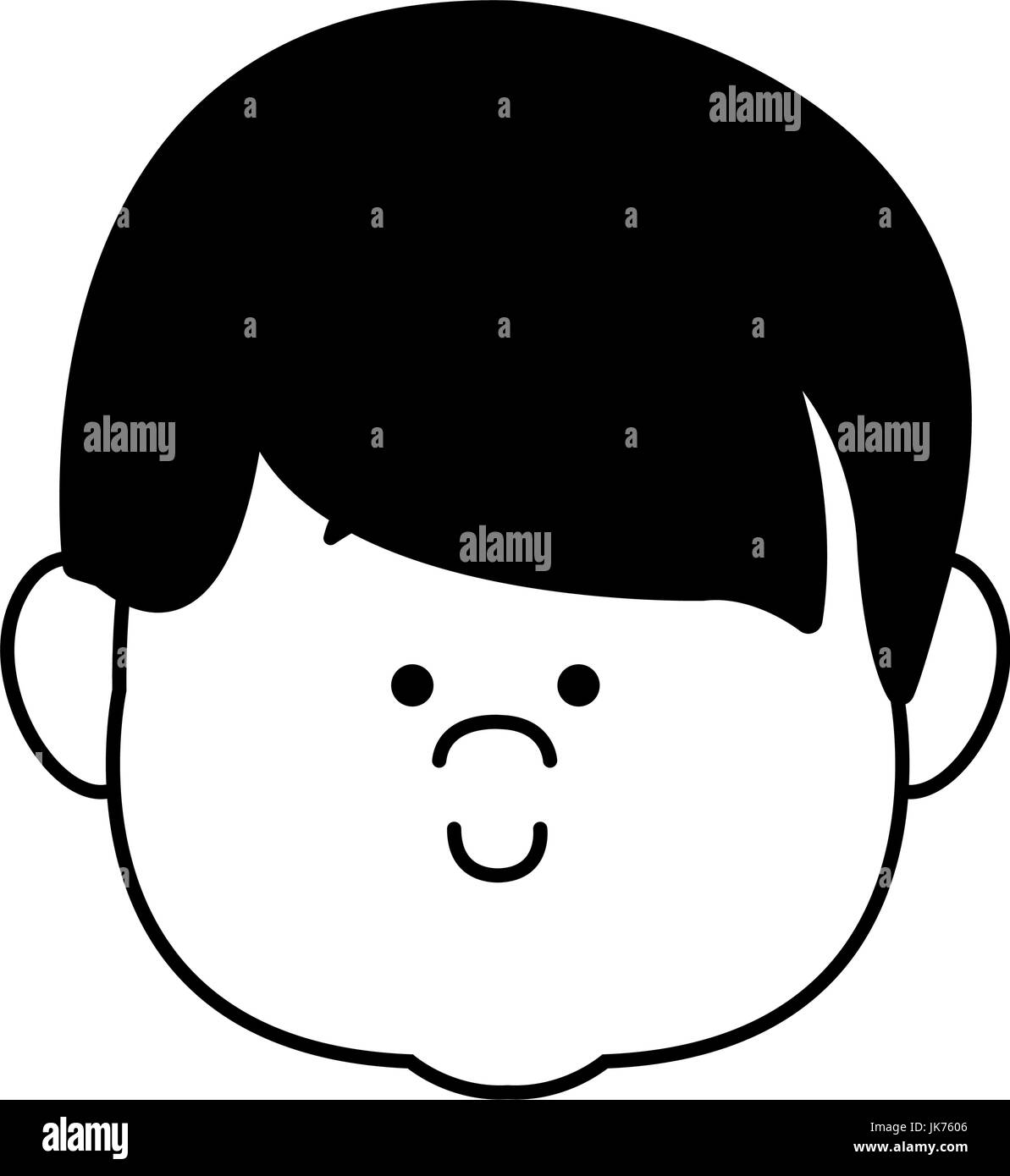 cartoon profile boy little avatar people young Stock Vector Image & Art ...