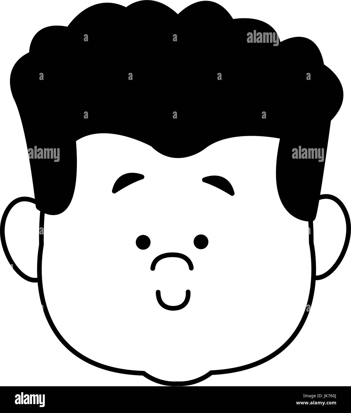 cartoon profile boy little avatar people young Stock Vector Image & Art ...