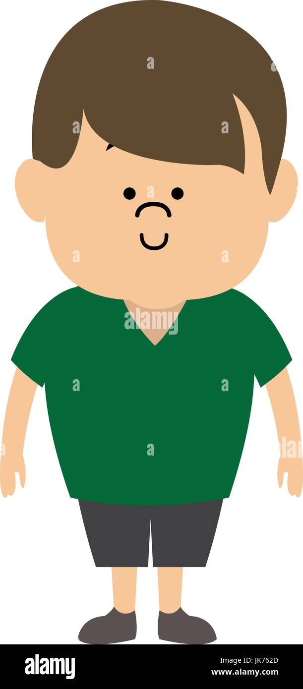 standing young boy kid cartoon male image Stock Vector Image & Art - Alamy