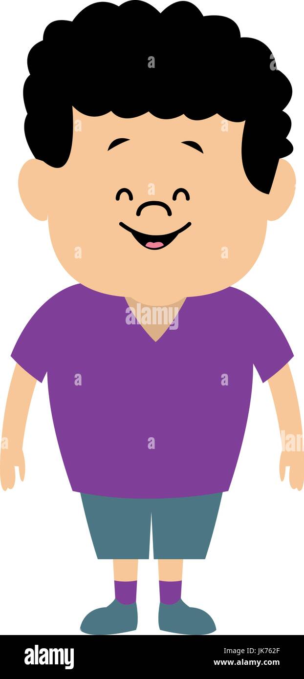 standing young boy kid cartoon male image Stock Vector Image & Art - Alamy