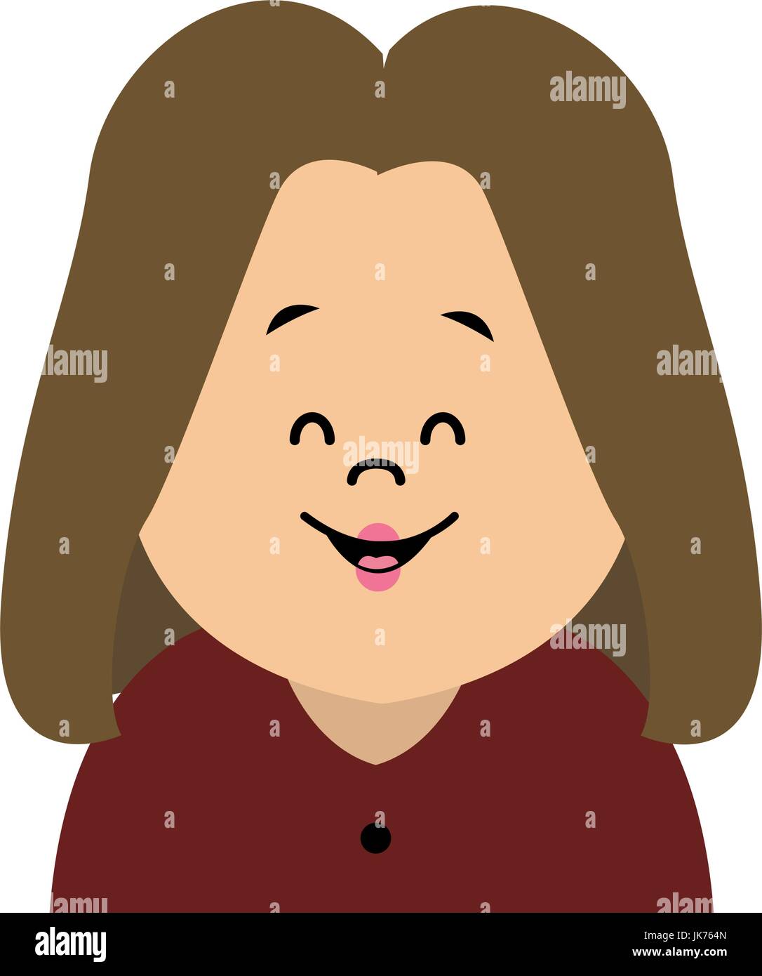portrait woman character people cartoon Stock Vector Image & Art - Alamy