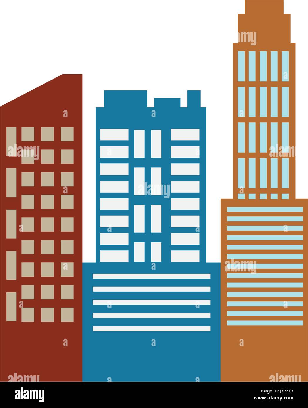 commercial buildings architecture real estate exterior Stock Vector ...