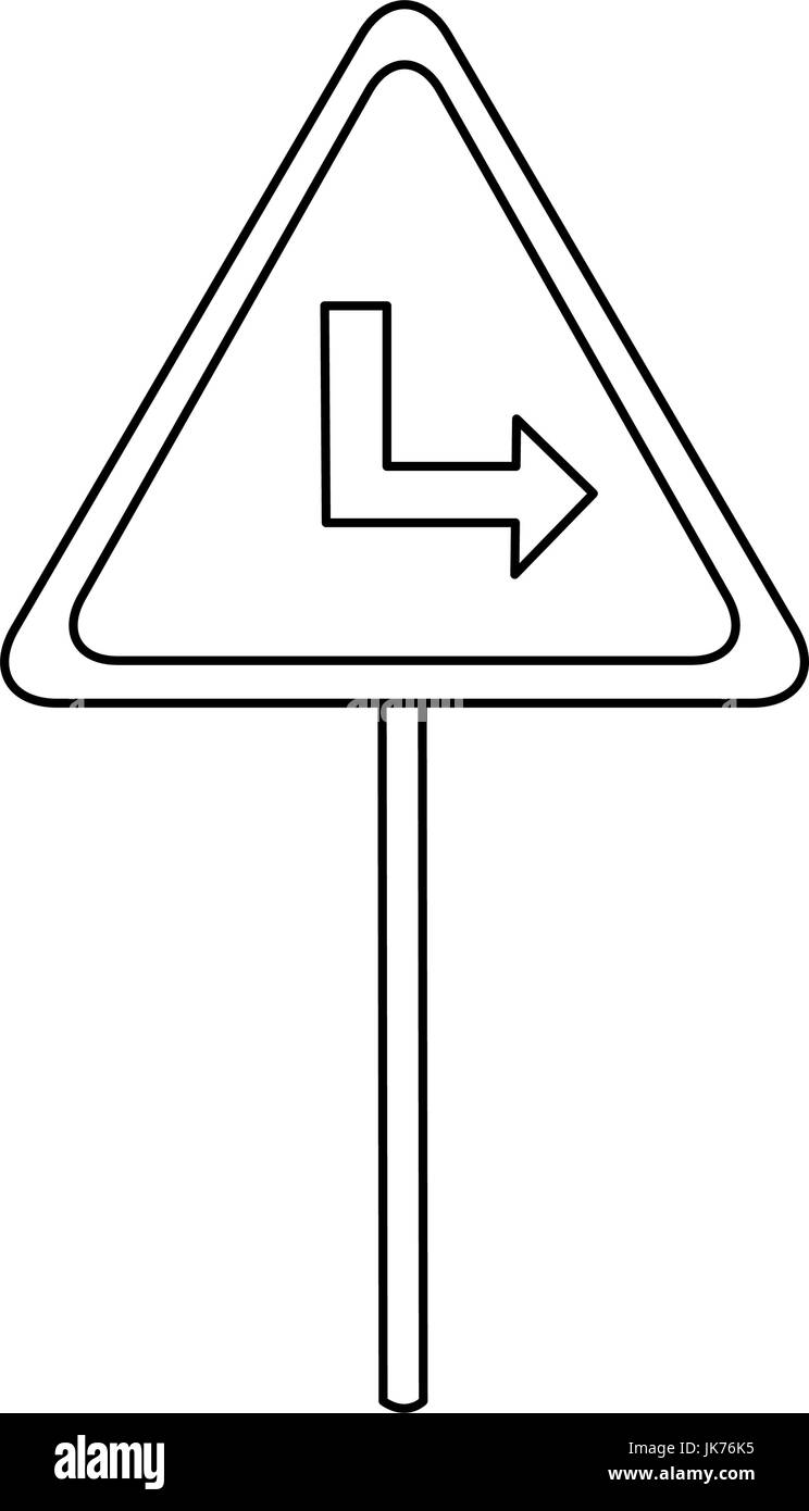 traffic signal information with arrow icon Stock Vector Image & Art - Alamy