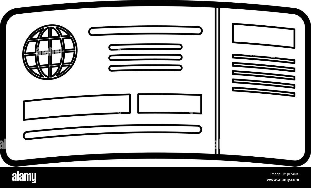 passboard vector illustration Stock Vector Image & Art - Alamy