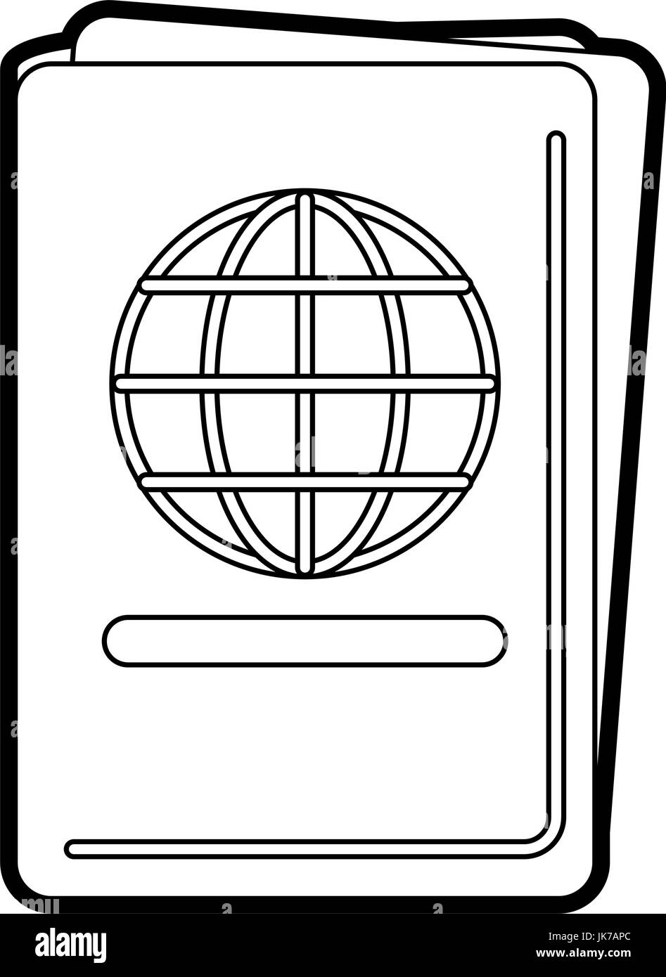 passport vector illustration Stock Vector Image & Art - Alamy