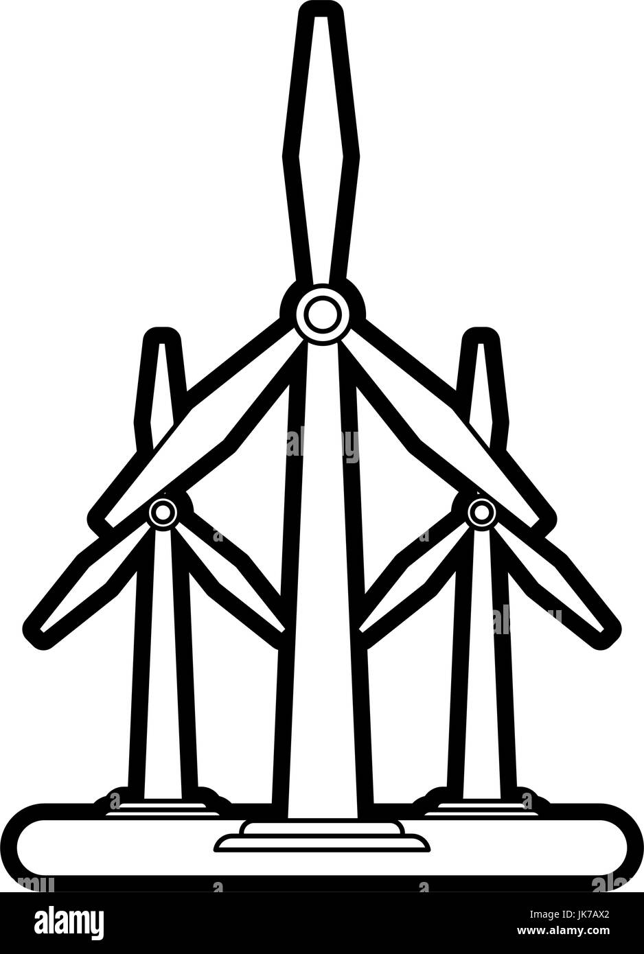 wind turbine vector illustration Stock Vector Image & Art - Alamy