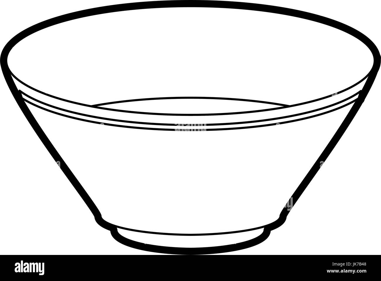 bowl vector illustration Stock Vector Image & Art - Alamy