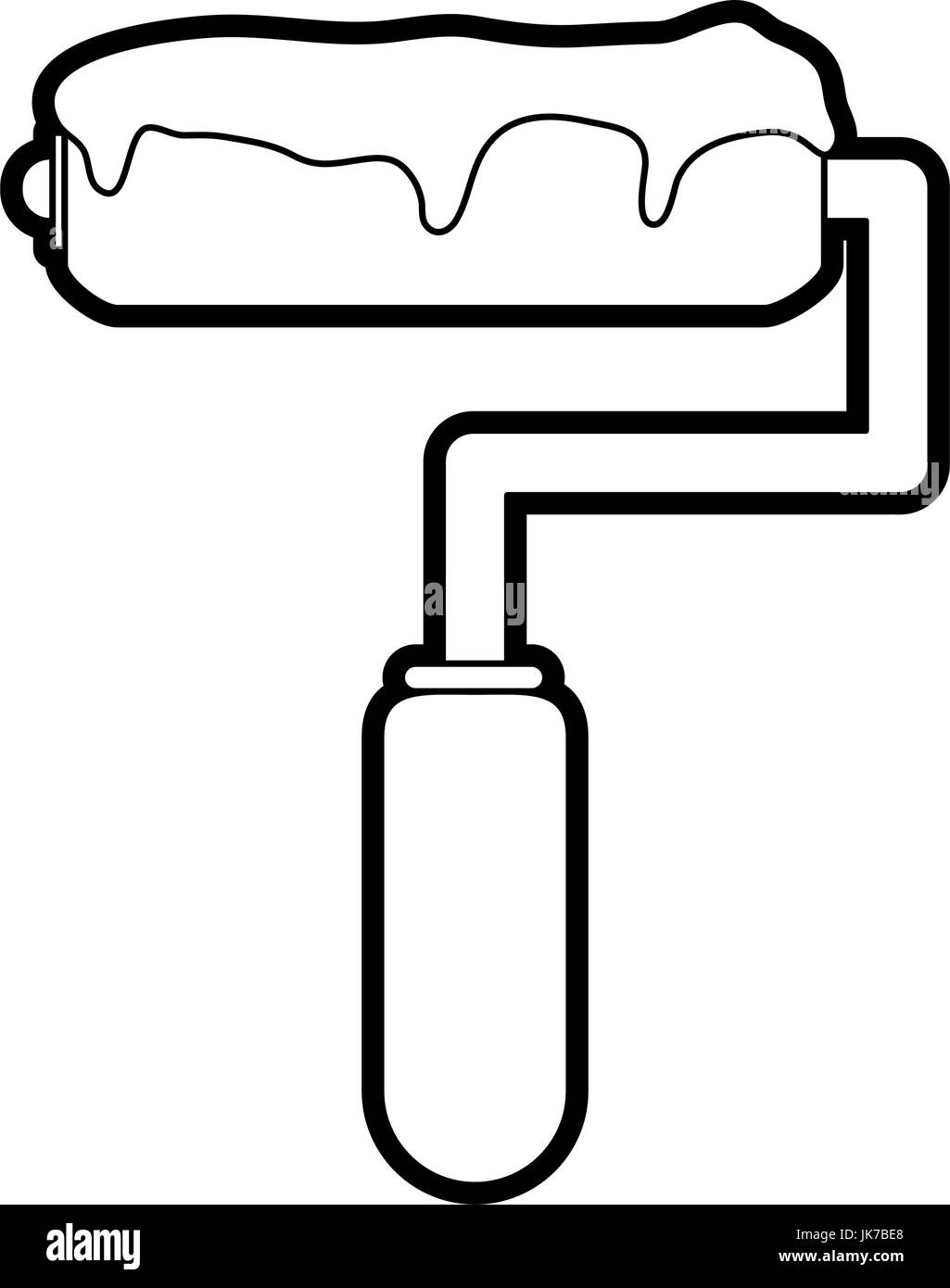 paint roller vector illustration Stock Vector Image & Art - Alamy