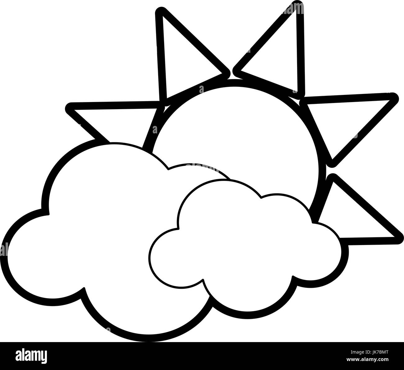 sunny day vector illustration Stock Vector Image & Art - Alamy
