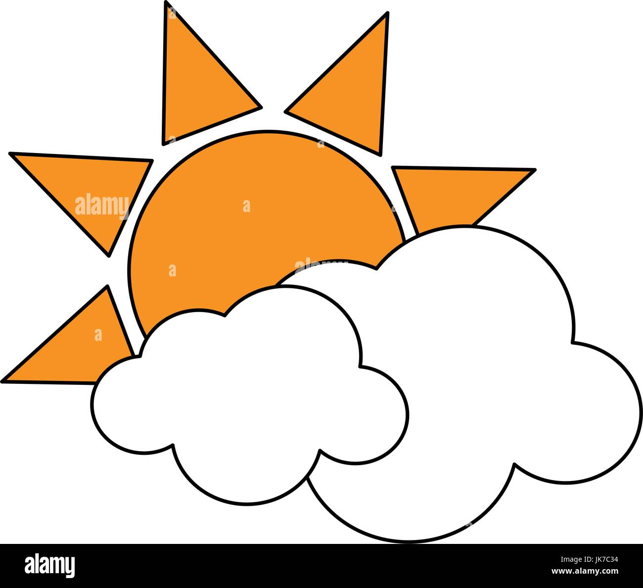 sunny day vector illustration Stock Vector Image & Art - Alamy