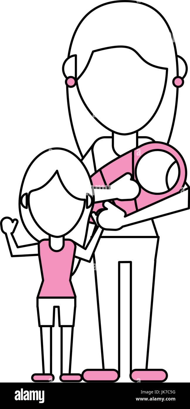 Mom Vector Illustration Stock Vector Image And Art Alamy