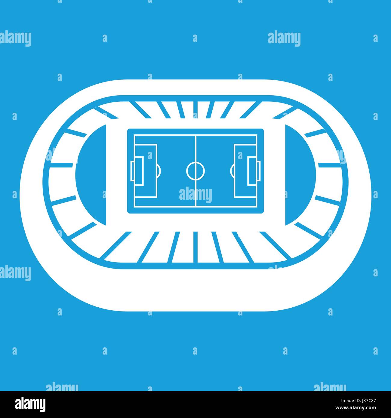 Stadium top view icon white Stock Vector Image & Art - Alamy