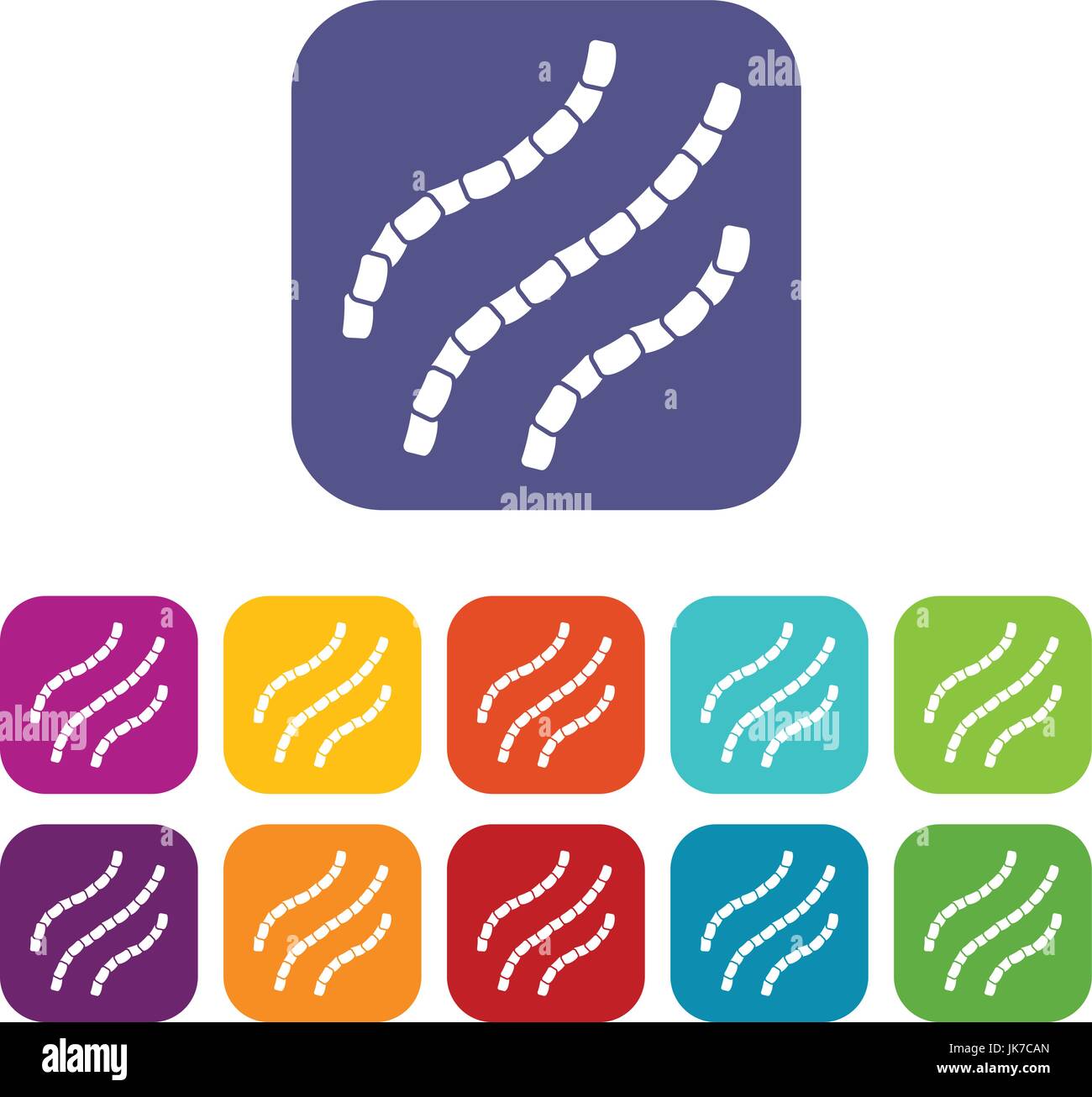 Escherichia coli icons set Stock Vector Image & Art - Alamy