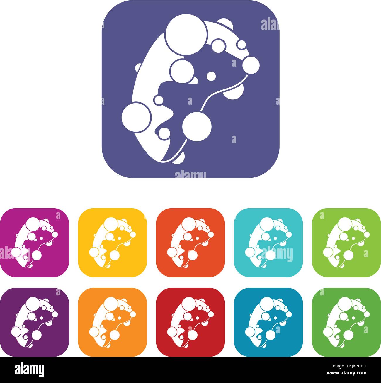 Cell virus icons set Stock Vector Image & Art - Alamy