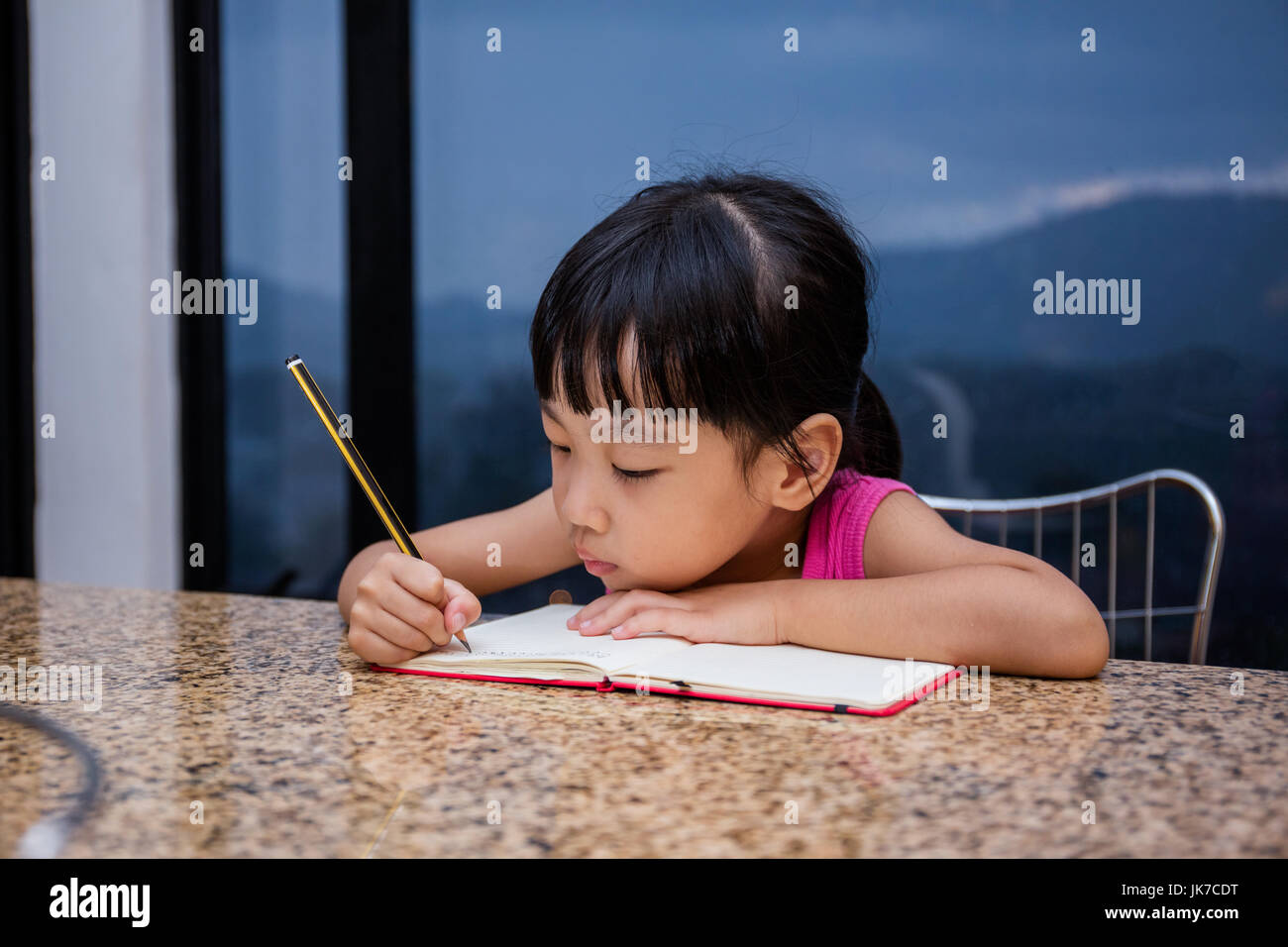 Chinese girl reading letter hi-res stock photography and images - Alamy