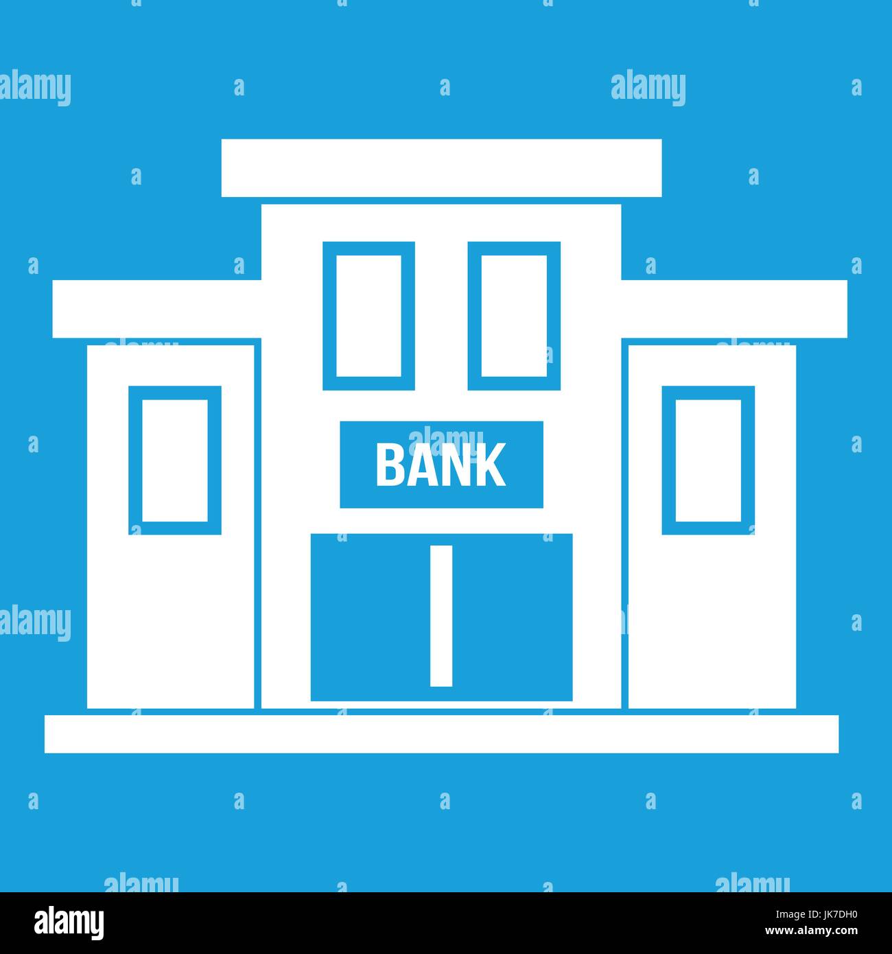 Bank building icon white Stock Vector Image & Art - Alamy