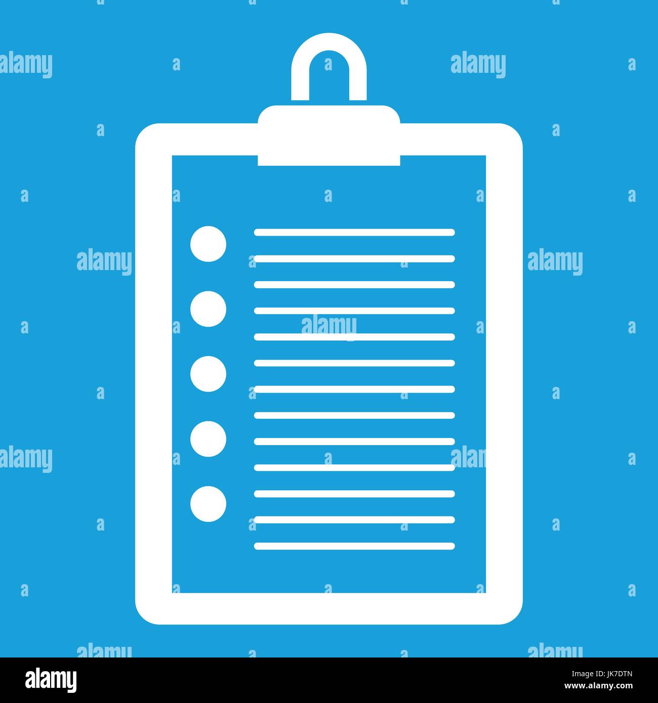To do list icon white Stock Vector Image & Art - Alamy