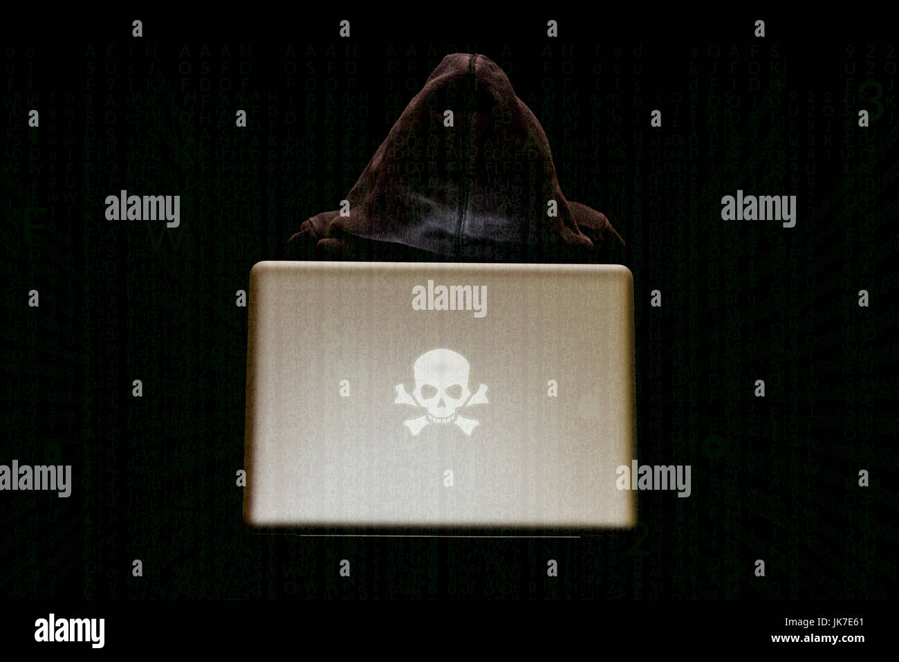 Hacker attack hooded figure hi-res stock photography and images - Alamy