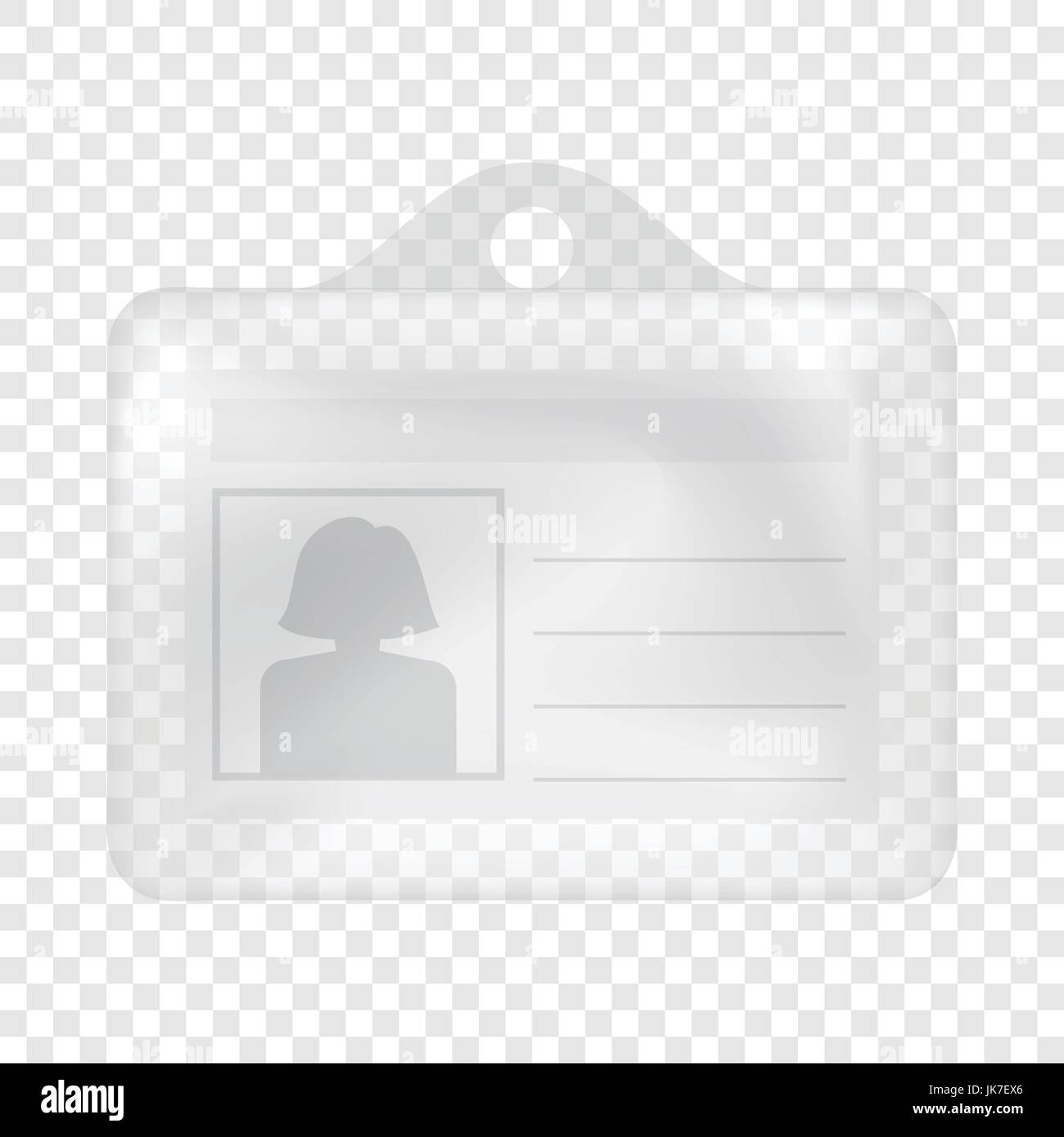 ID card mockup, realistic style Stock Vector Image & Art - Alamy