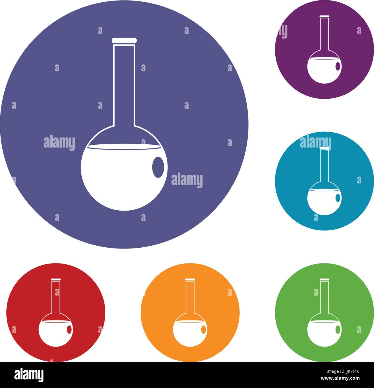 Chemical beaker icons set Stock Vector Image & Art - Alamy