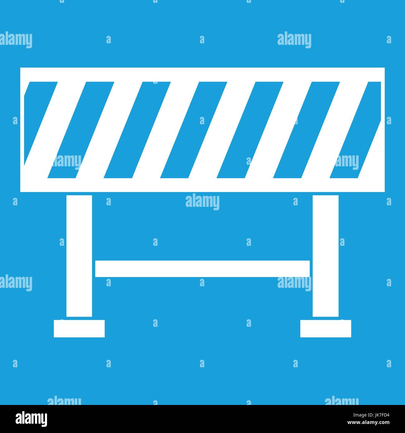 Traffic barrier icon white Stock Vector Image & Art - Alamy